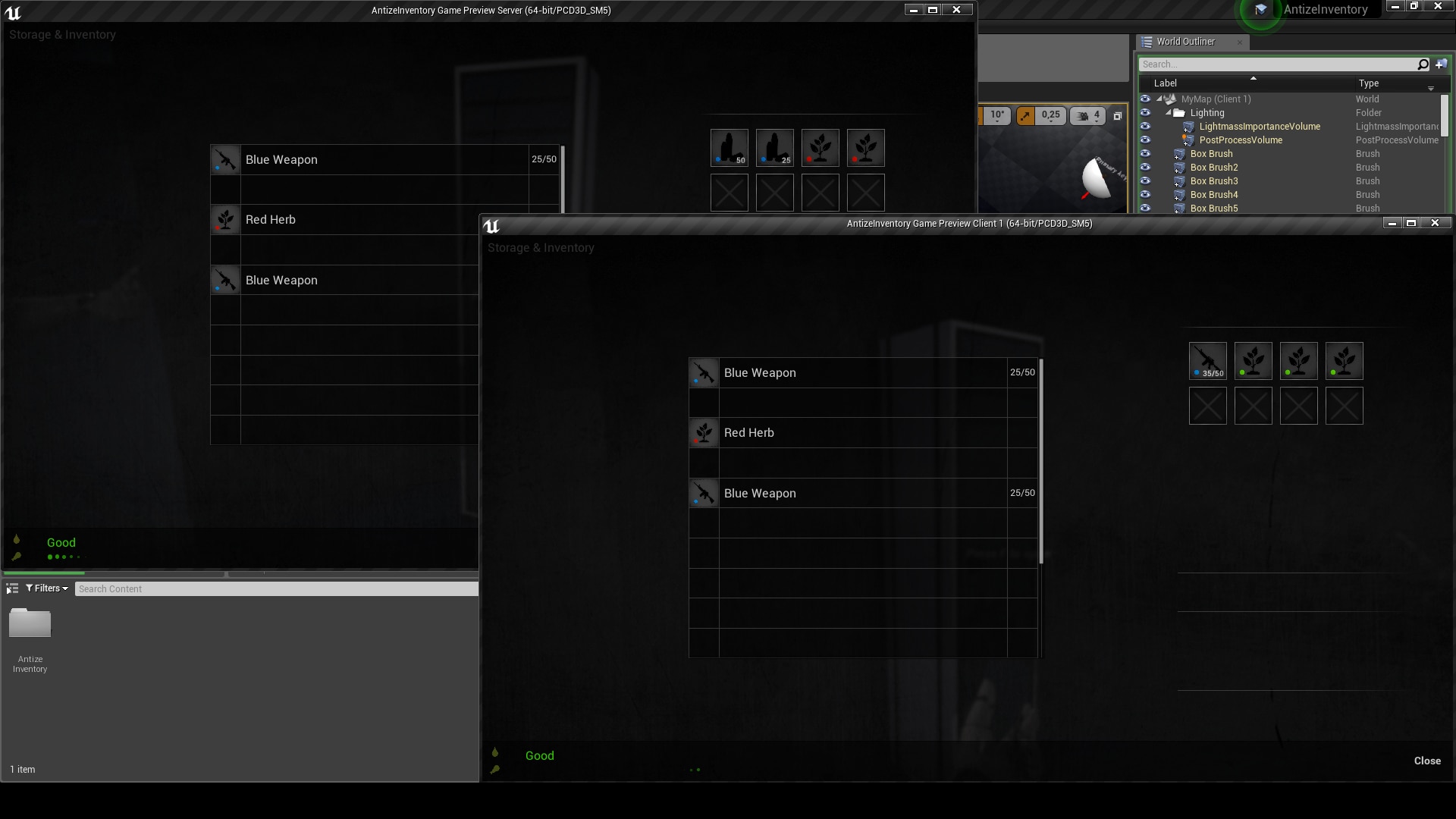 Inventory System (Replicated) in Blueprints - UE Marketplace